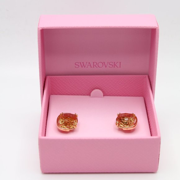 Swarovski | Jewelry | Swarovski Harmonia Stud Earrings Gold Tone New ...